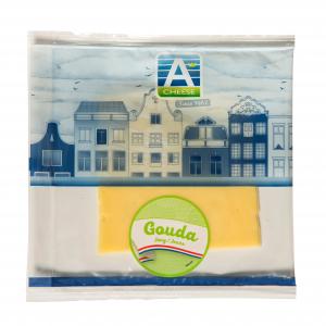 2 slices Gouda young cheese - Packaged cheese - Needl by Wabel