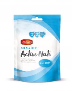 ORGANIC ACTIVE NUTS™ ALMONDS - Extruded bagged snacks - Needl by Wabel