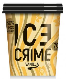 Ice Crime Vanilla - 60% less sugar - To be shared ice creams - Needl by ...