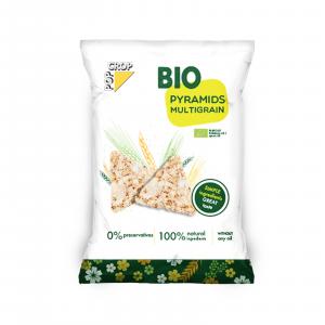 Multigrain organic Pyramids (Crisps without oil) - Natural crisps ...